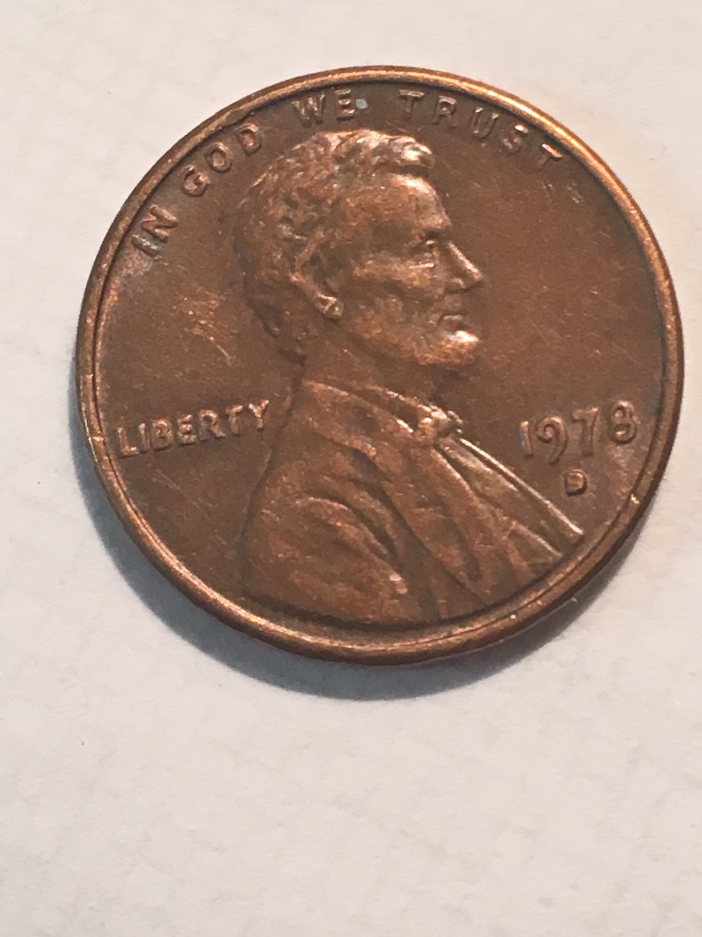 1978 D Filled Penny Coin Talk