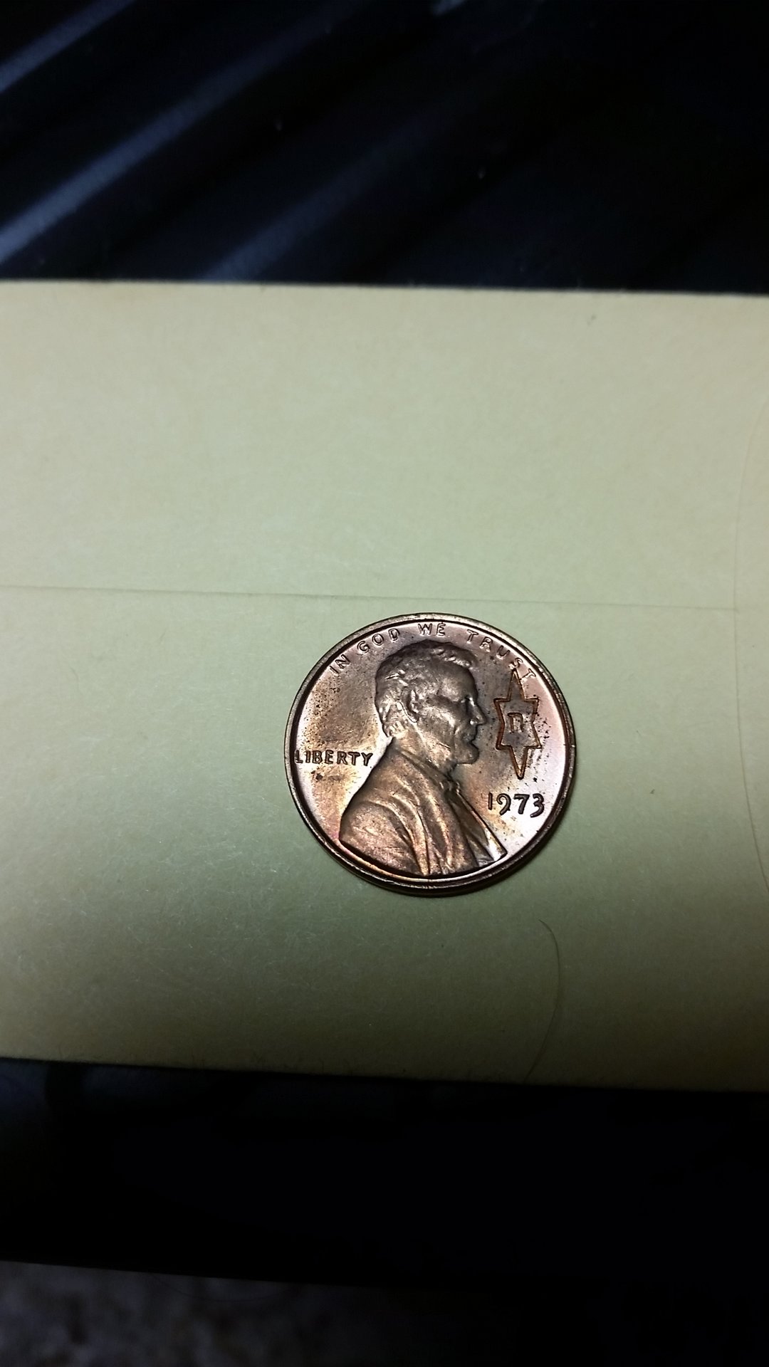 1973 Penny No Mint Mark With Star Of David Coin Talk