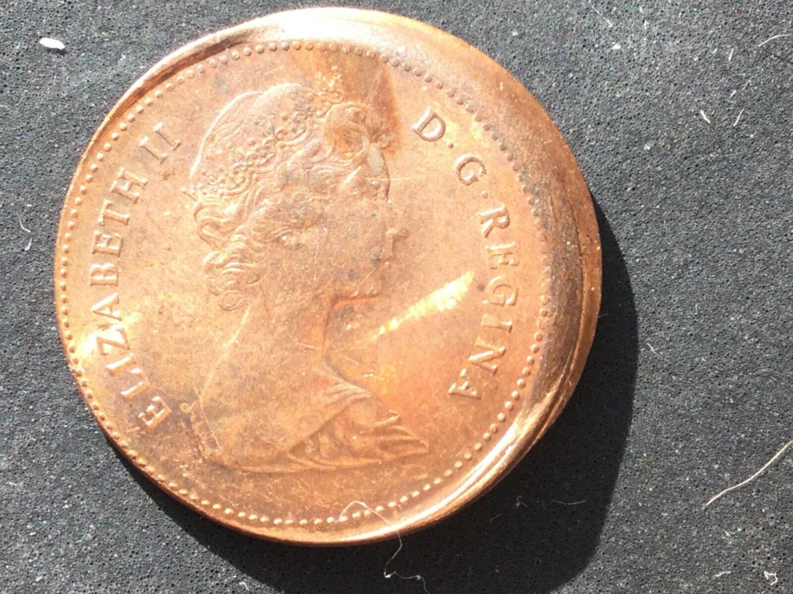1981 Canada One Cent Broadstruck Off Center Mint Error Coin Talk