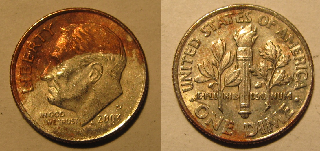 Dime Missing Partial Clad Or Pmd Coin Talk