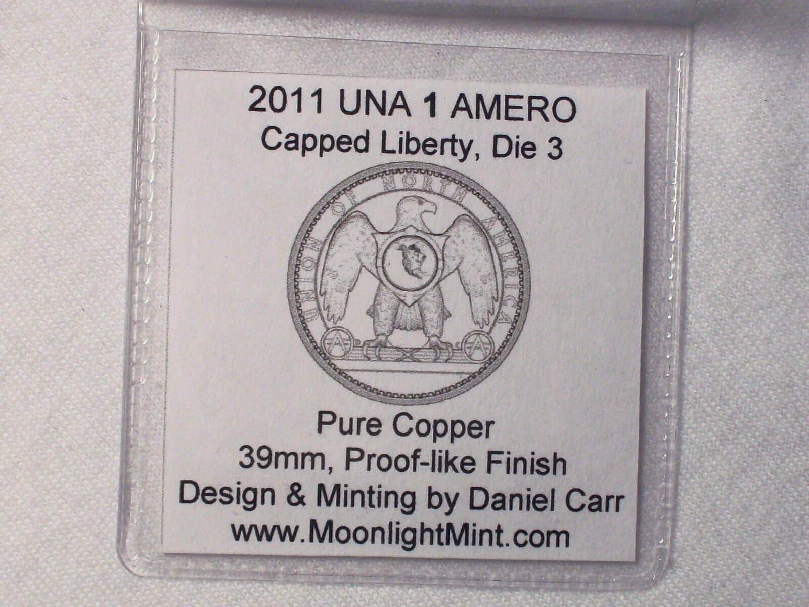 2011 UNA 1 Amero | Coin Talk