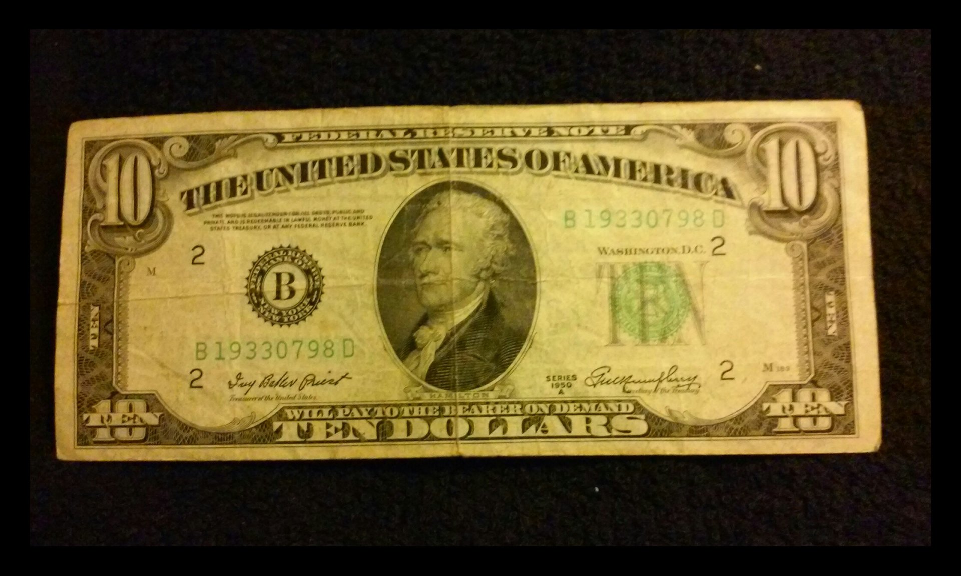What Does A 1950 10 Dollar Bill Look Like Webphotos
