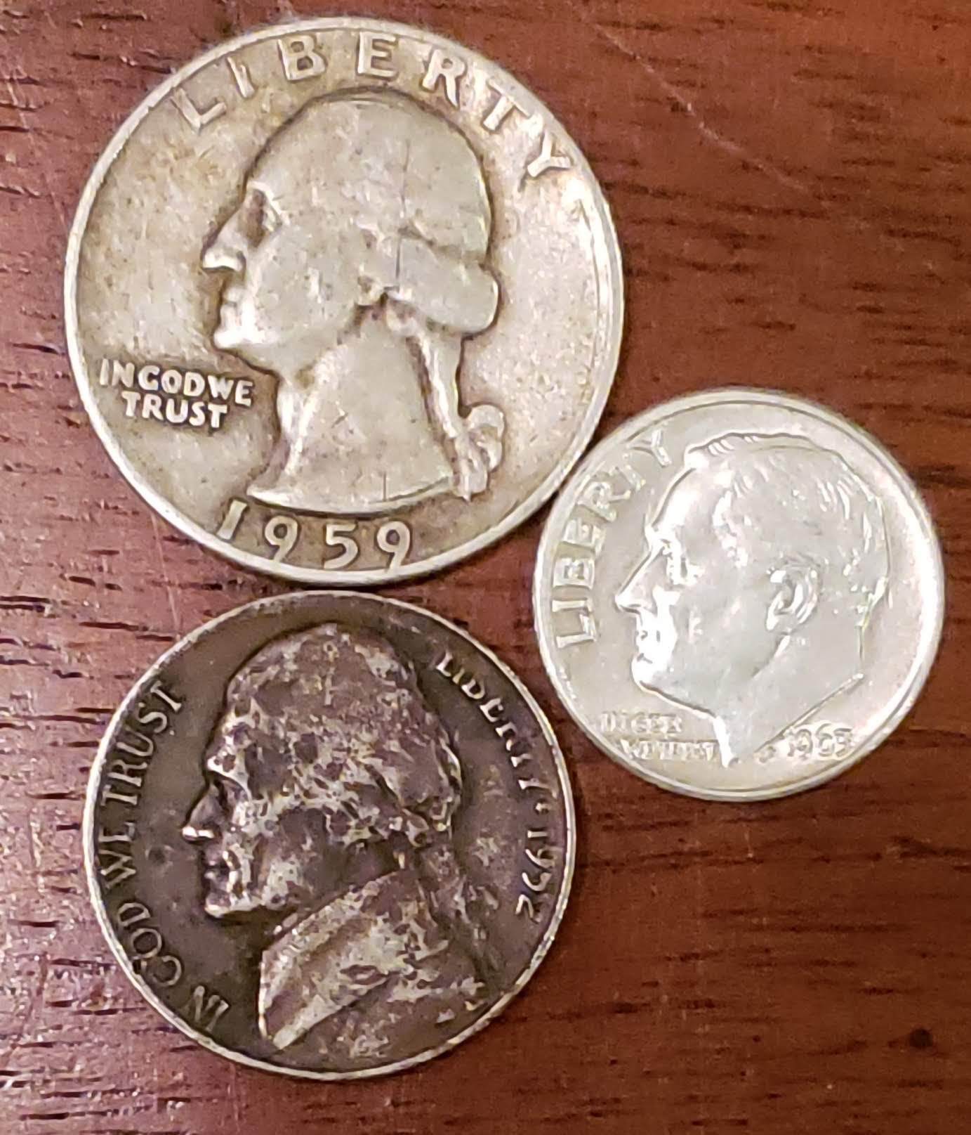 A Nickel Dime And Quarter face Value Coin Talk