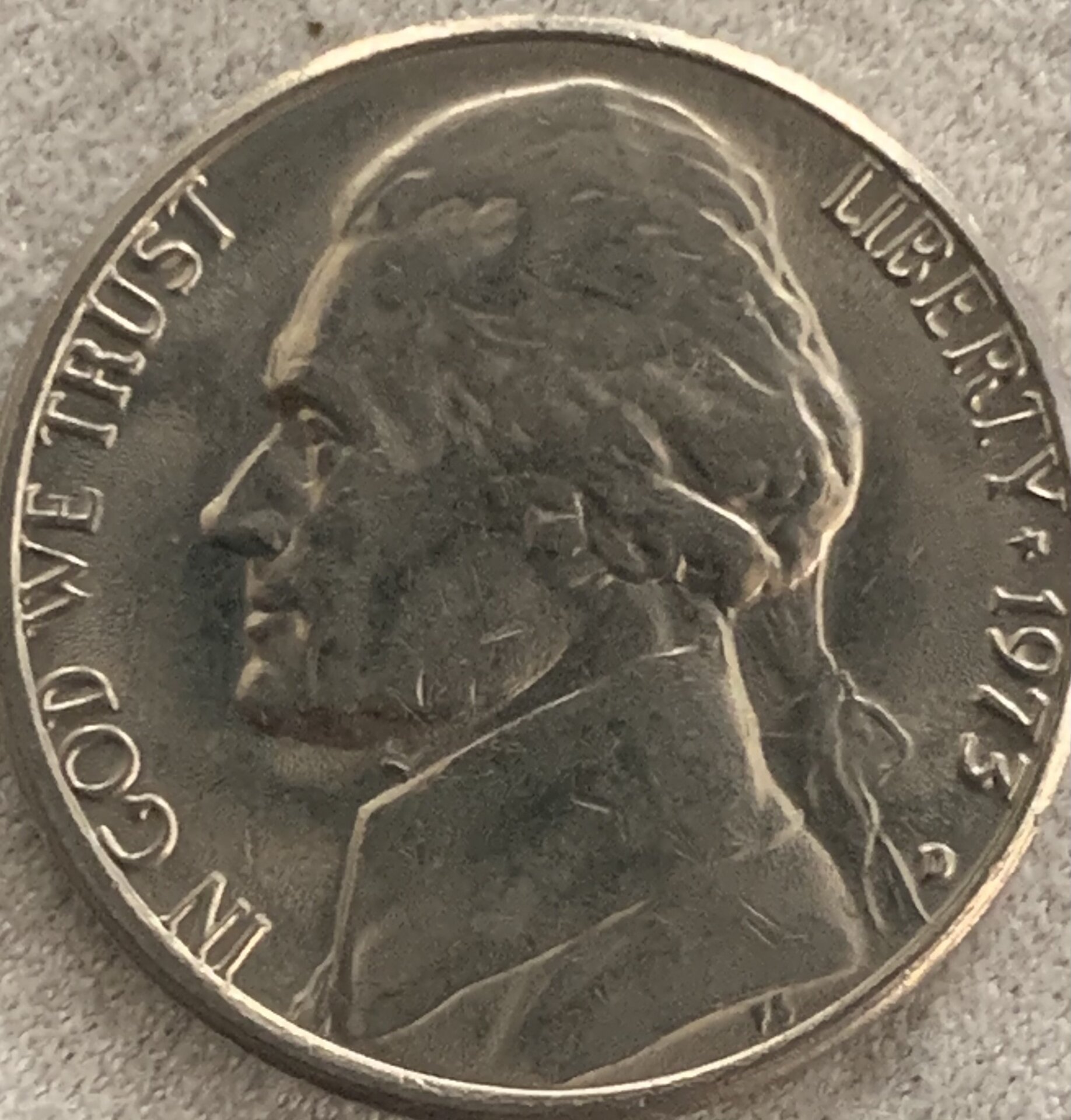 1973 D Nickel What Is This Called And What Causes It Coin Talk