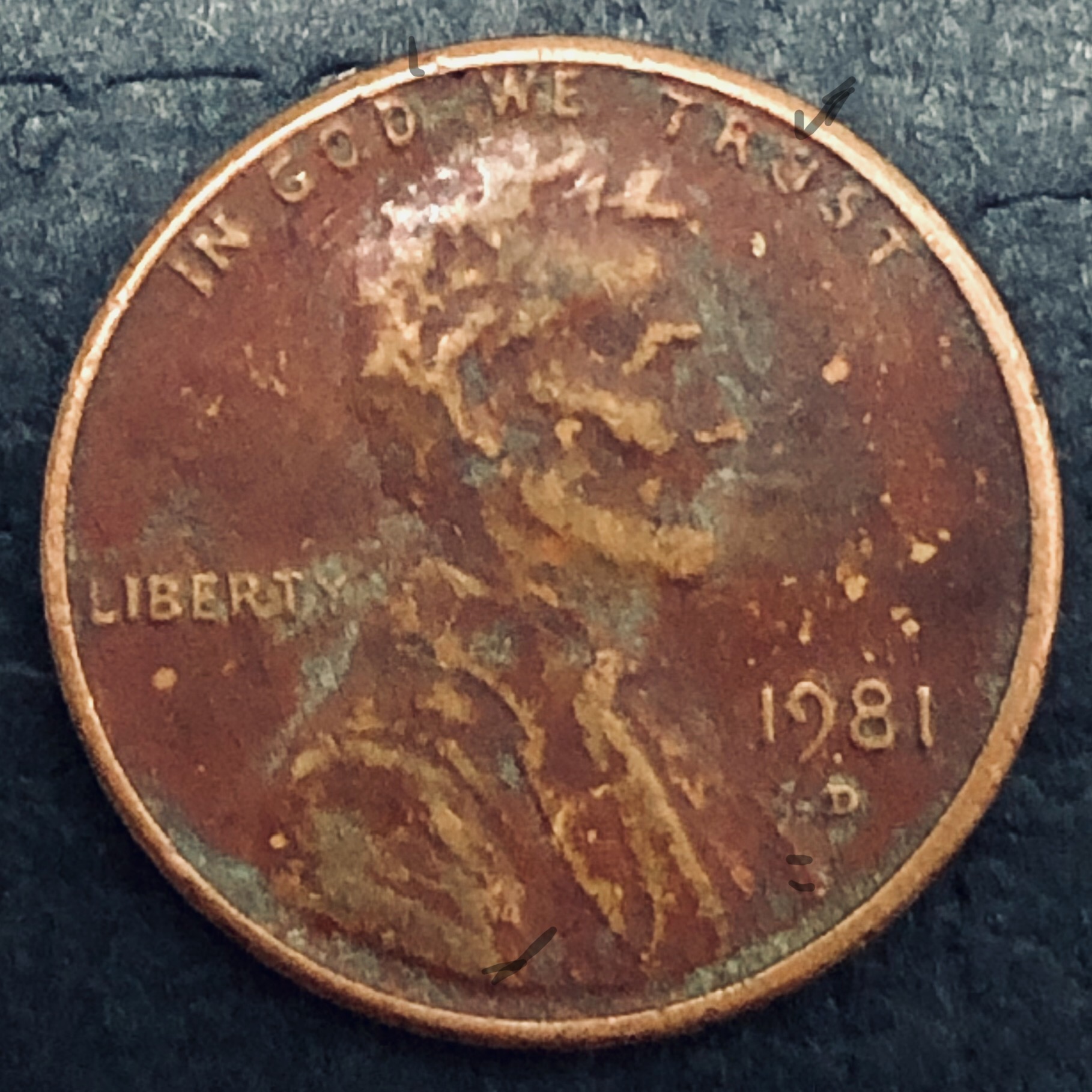 1981 D Penny Extra I America Coin Talk