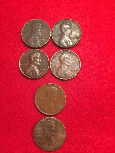 Wine colored pennies. | Coin Talk