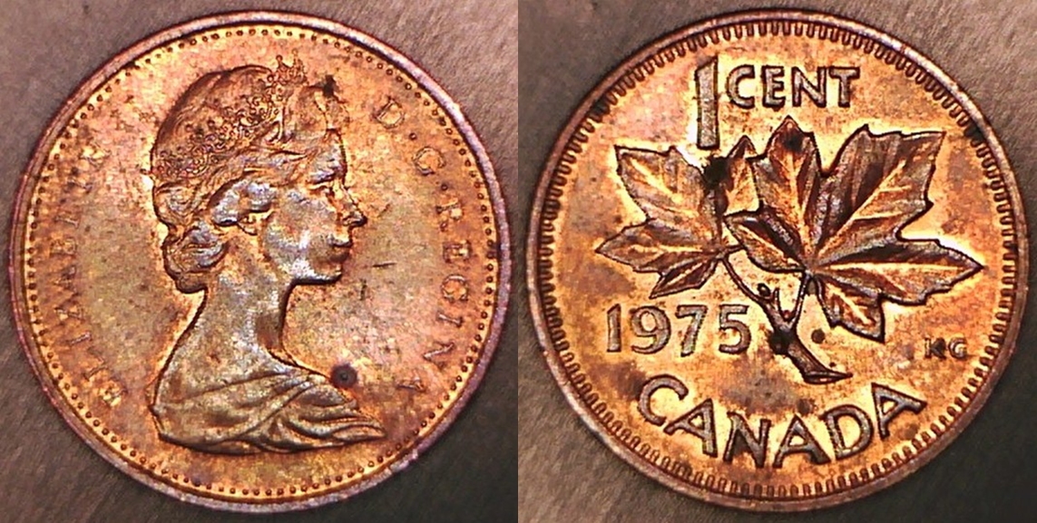 1975 Canadian Cent Double 19 Canada Coin Talk