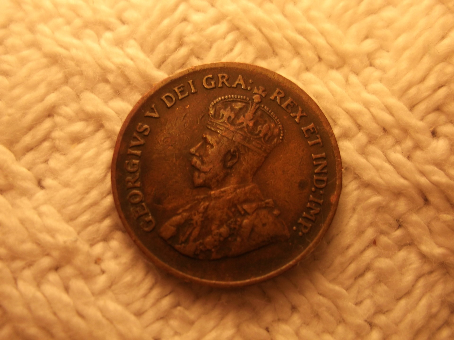 King George V Canadian Penny 1931 Coin Talk
