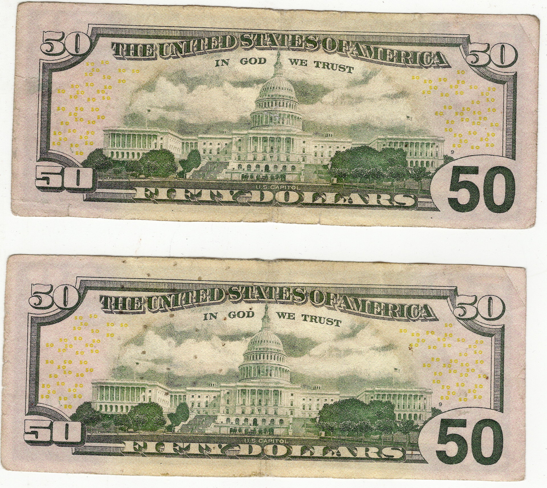 Two Counterfeit 50 Notes Coin Talk