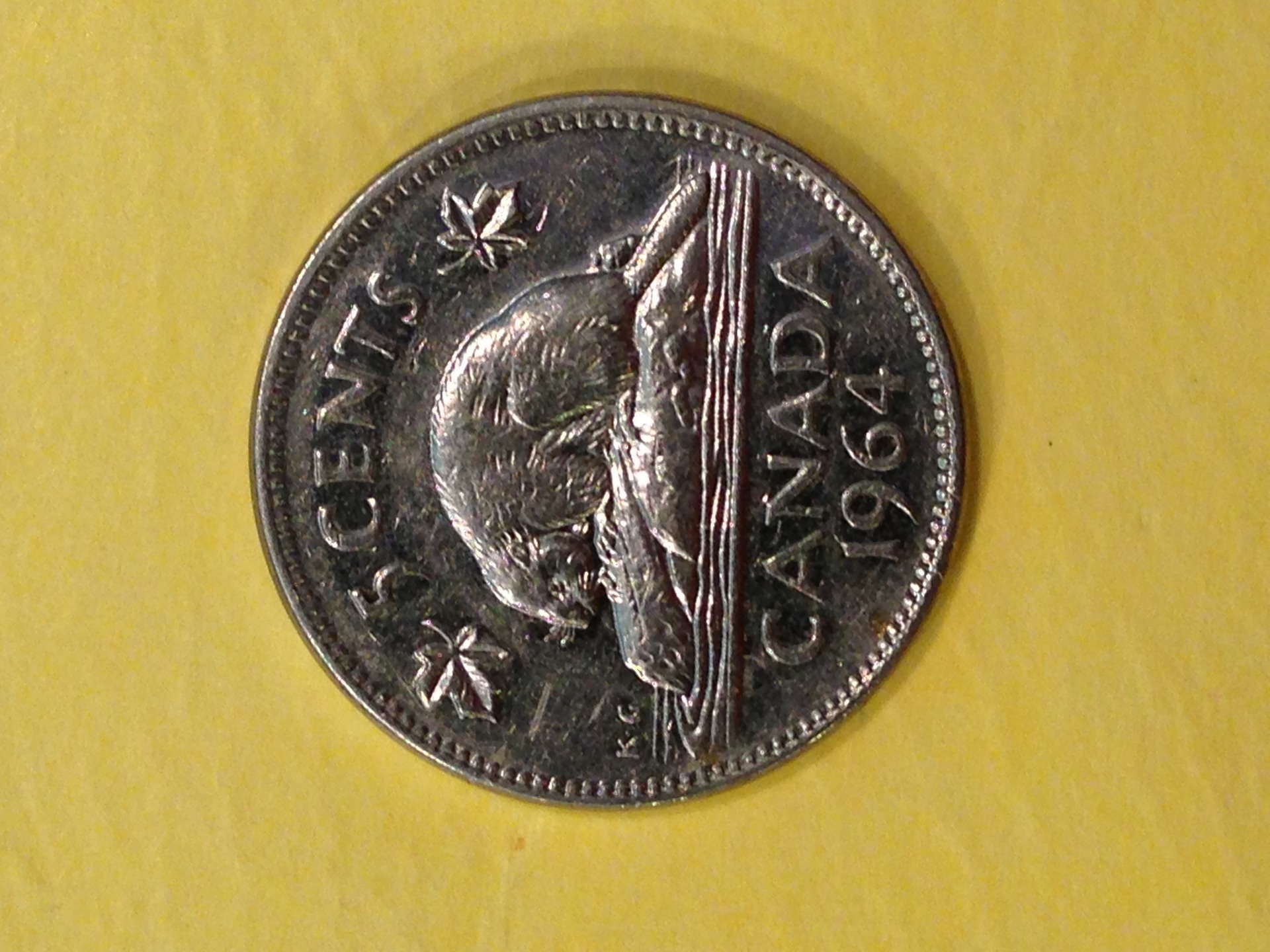 1964 Canadian 5 Cent Coin Talk