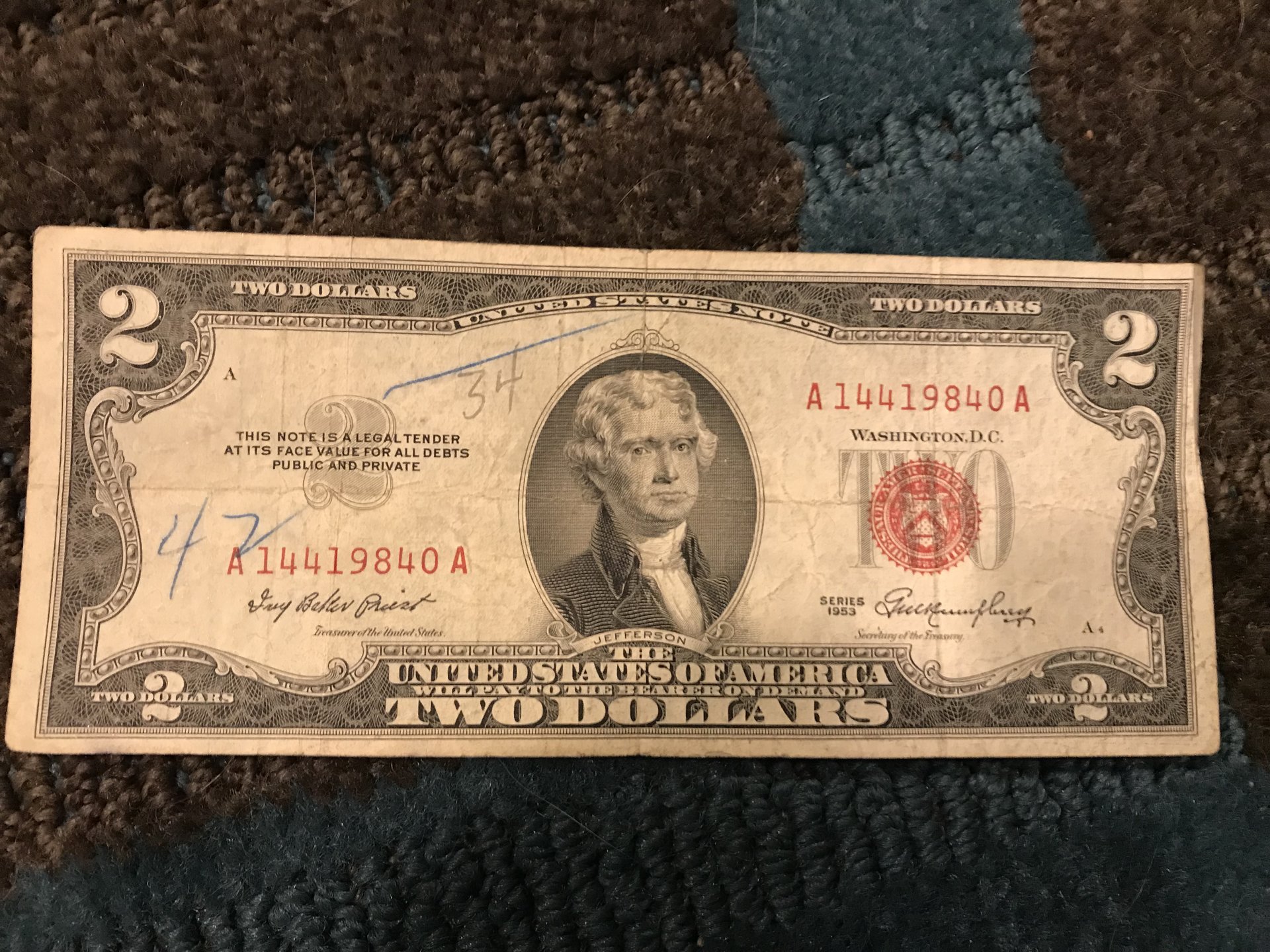  2 Dollar Bills Worth 1953 And 1976 Coin Talk