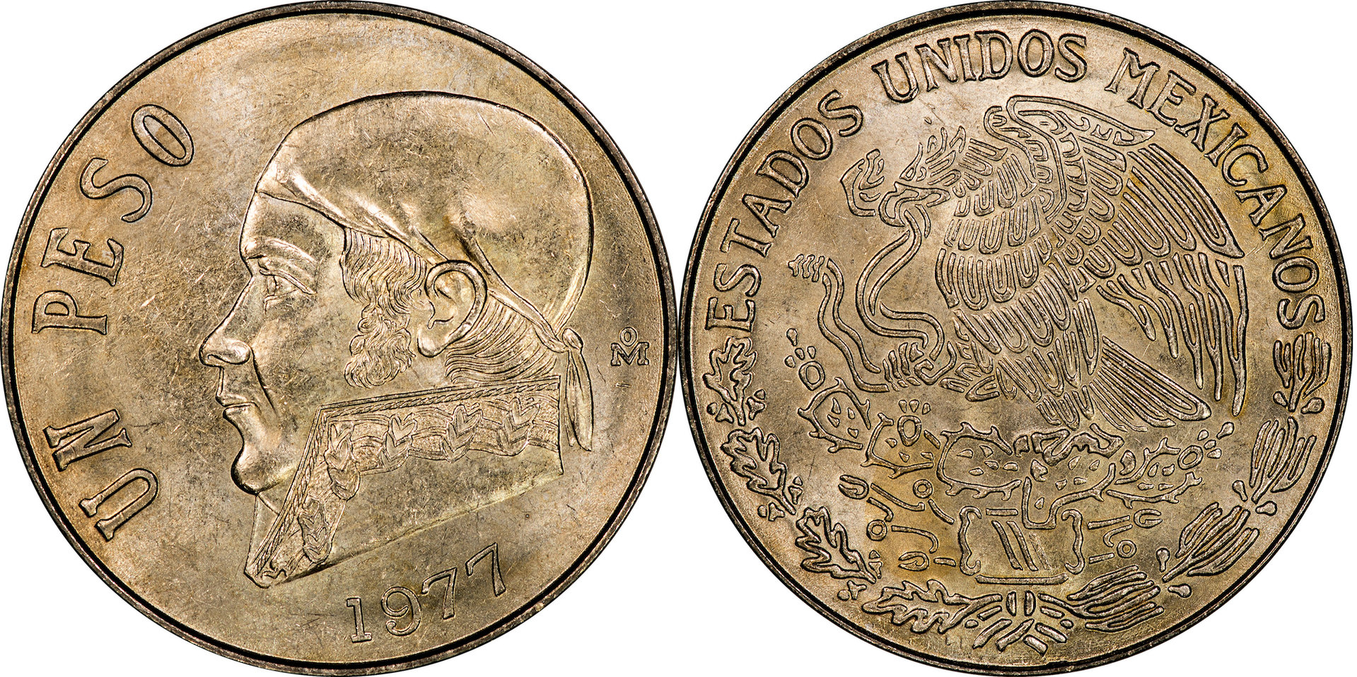 Mexico 1977 Thin Thick Date 1 Peso Coin Talk