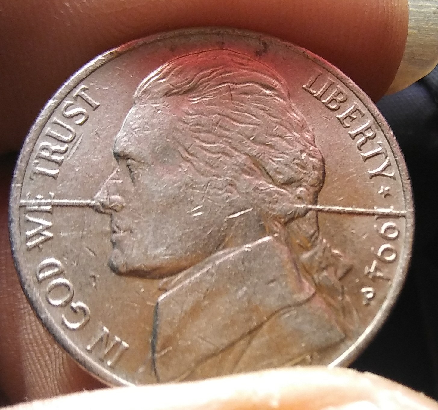 94p spike thru the head nickel | Coin Talk